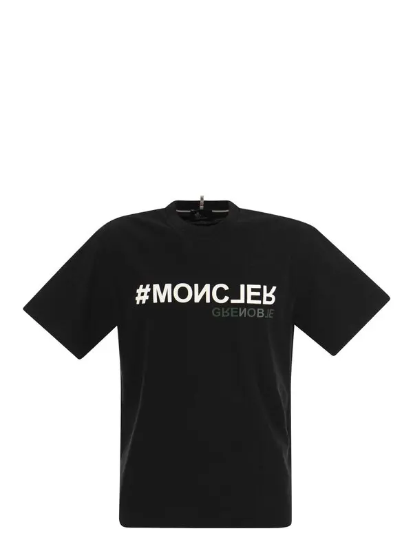 Moncler Grenoble Logo T-shirt - Black