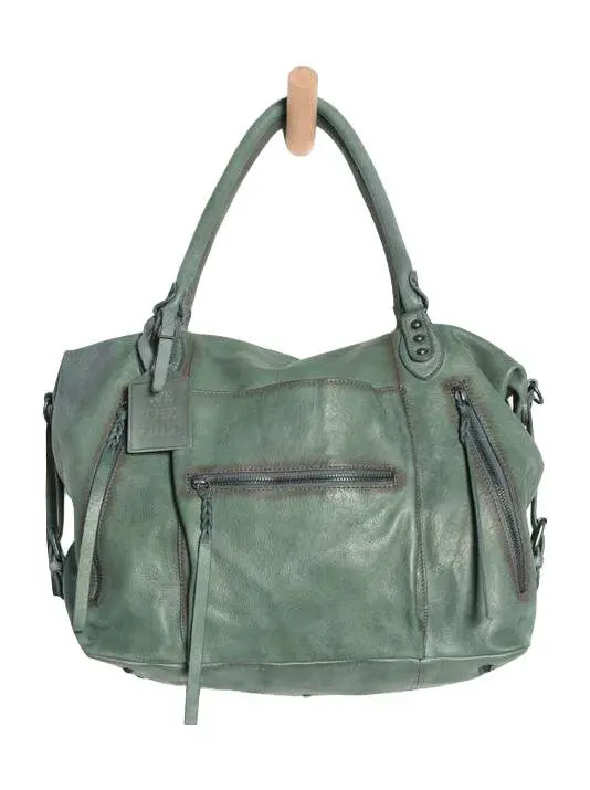 Free People We The Free Emerson Lambskin Leather Tote - Secret Sage