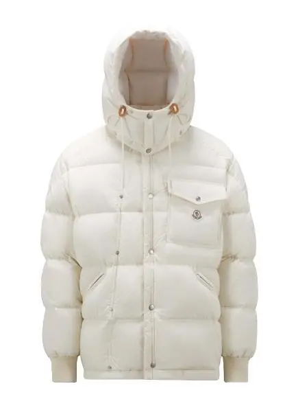 Moncler Karakorum Cotton Short Down Jacket - White (i20911a00148597ao041)