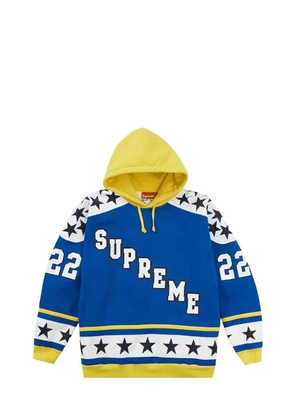 Supreme Hooded Hockey Sweatshirt - Royal
