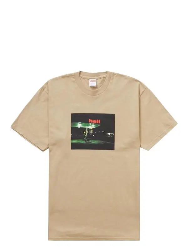 Supreme Hell Tee Shirt - Khaki