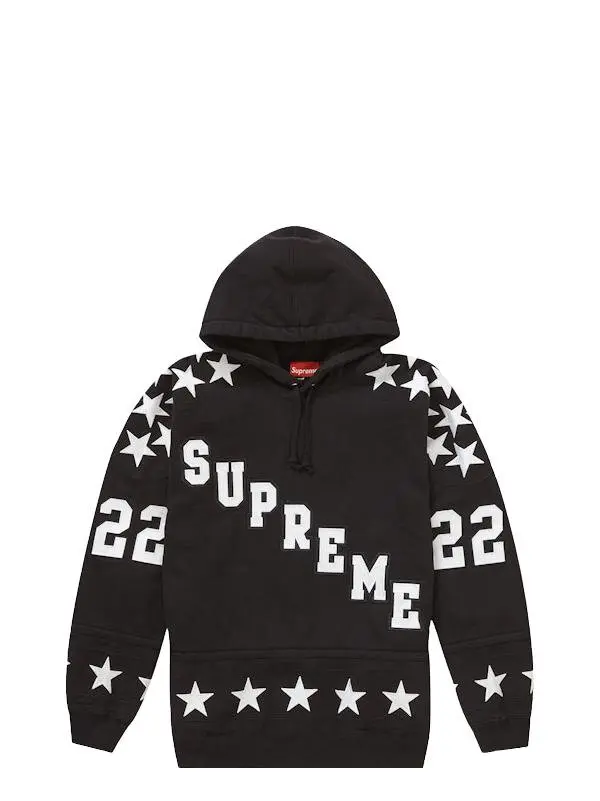 Supreme Hockey Hooded Sweatshirt - Black