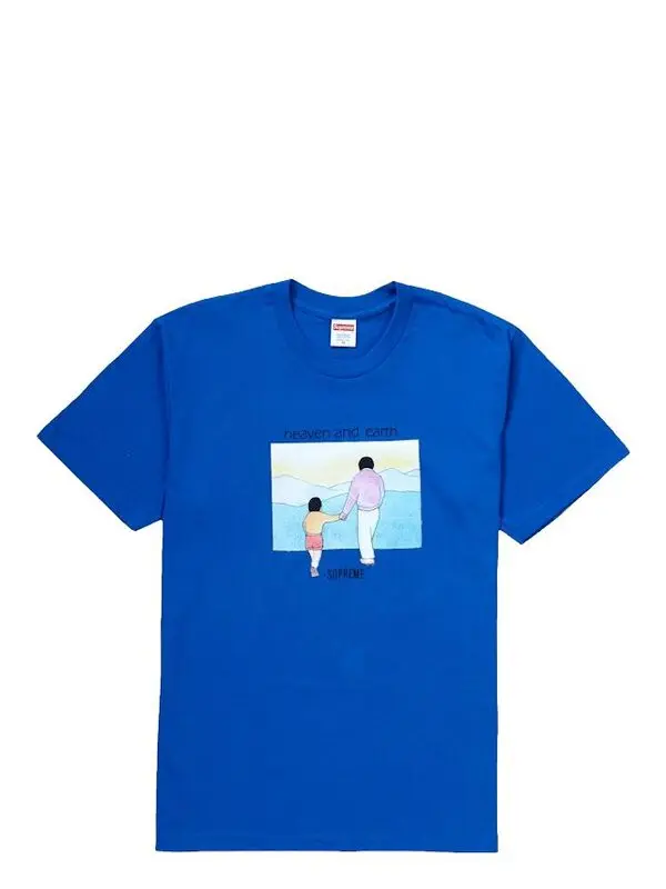 Supreme Heaven And Earth Tee Shirt - Royal