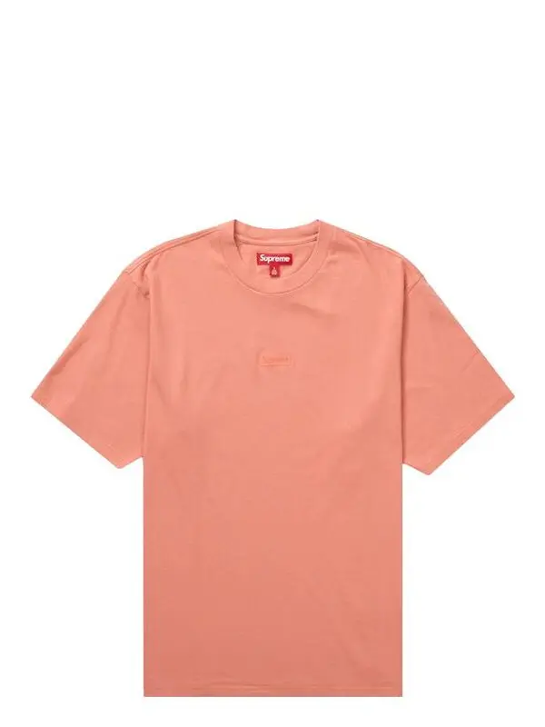 Supreme High Density Small Box Short Sleeve Top - Peach