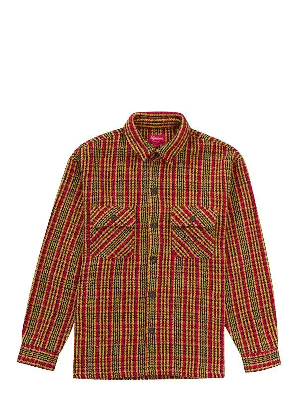 Supreme Heavy Flannel Shirt - Gold