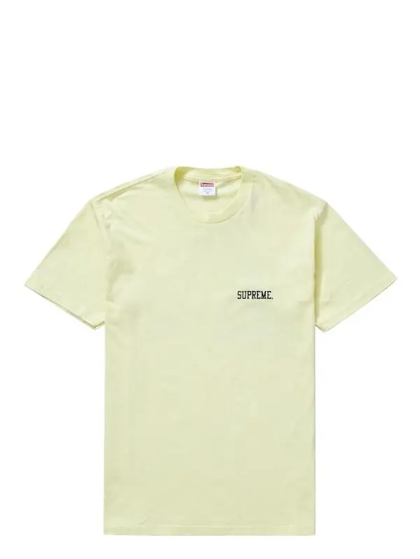 Supreme Heroines Tee Shirt - Pale Yellow