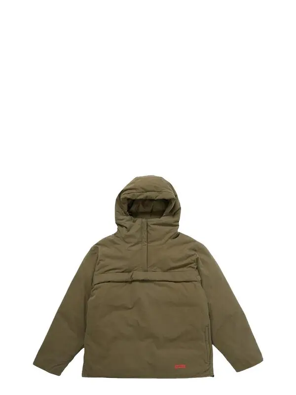 Supreme Hooded Down Pullover - Olive