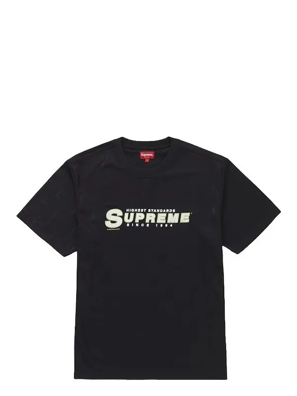 Supreme Highest Standards Athletic Short Sleeve Top - Black