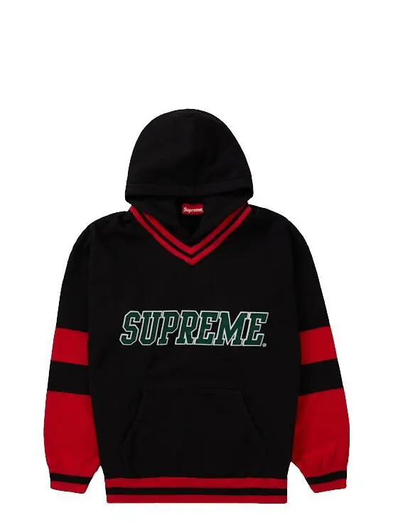 Supreme Hockey Hooded Sweatshirt - Black