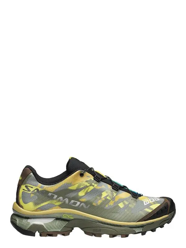 SALOMON Xt4 Og Dekmantel Michael Willis Amsterdam Forest Sneakers - Green/yellow/black