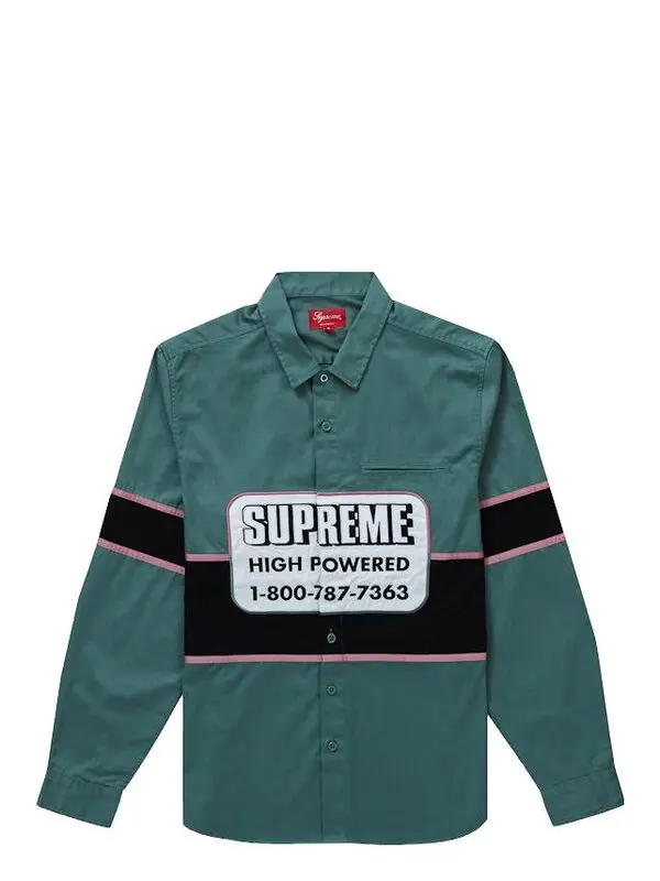 Supreme High Powered Work Shirt - Light Green