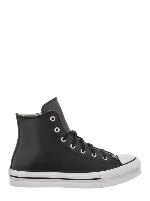 CONVERSE Chuck Taylor All Star Eva Lift Leather High-top Sneakers - Black/natural Ivory/white