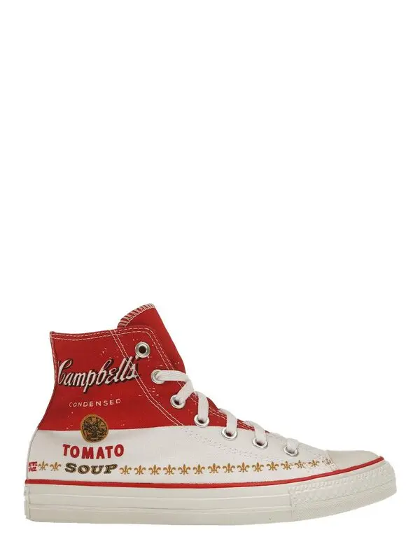 CONVERSE Chuck Taylor All Star Ct Hi Casino Andy Warhol Campbell's Soupin - Red/white