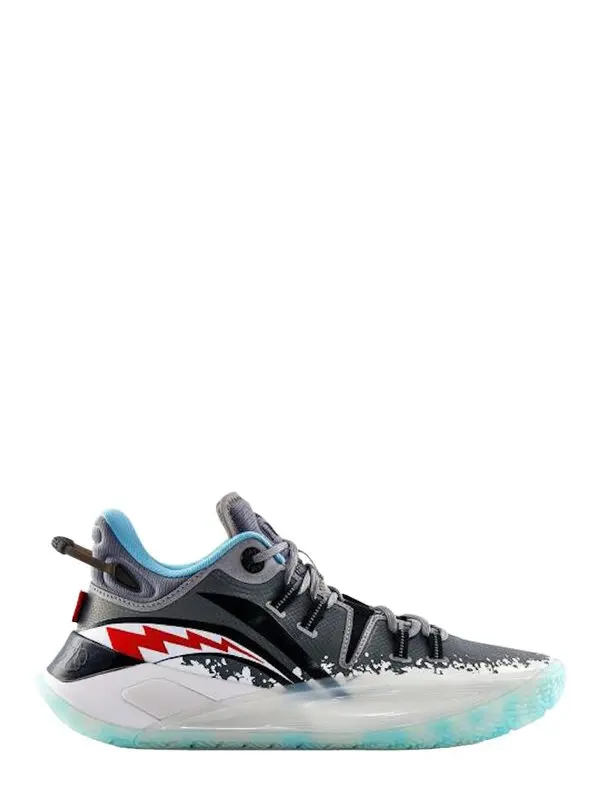 LI-NING Cj2 Great White Shark Sneakers - Shark Grey/black/blue