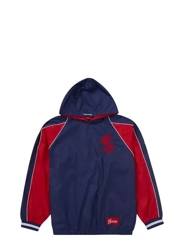 Supreme Hooded Pullover - Navy Blue