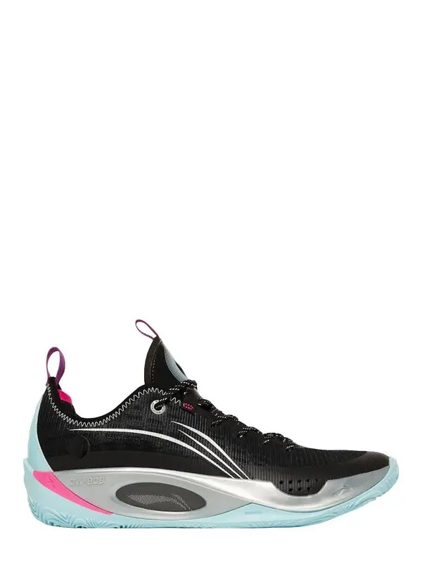 LI-NING Wade 808 2 Team No Sleep Sneakers - Black/light Blue/pink