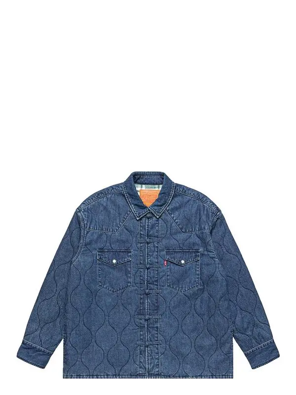 LEVI'S X Clot Padded Western Shirt - Indigo Blue