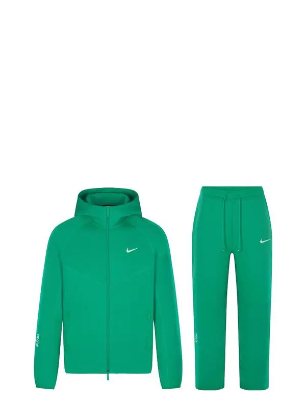 Nike X Nocta Tech Fleece Hoodie & Joggers Set - Stadium Green/sail