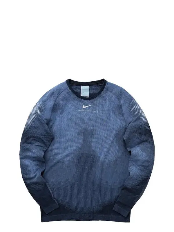 Nike X Nocta Nrg Knit Long Sleeve Top - Cobalt Blue Bliss/dark Obsidian