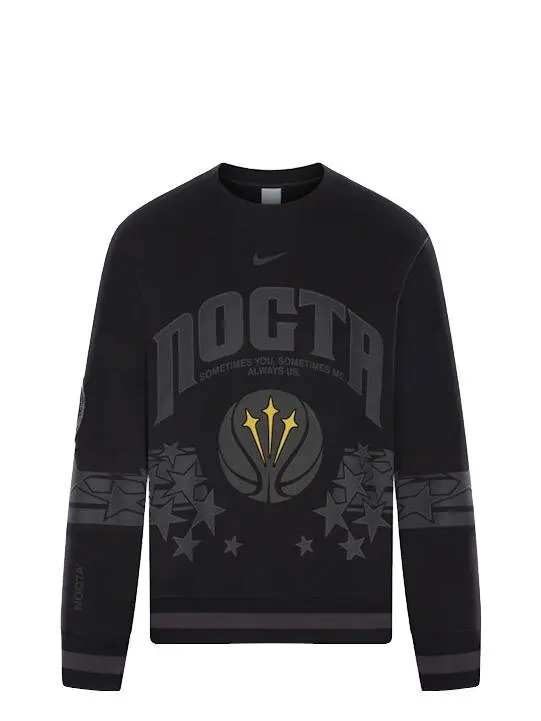 Nike X Nocta Champions League Crewneck Sweatshirt - Black