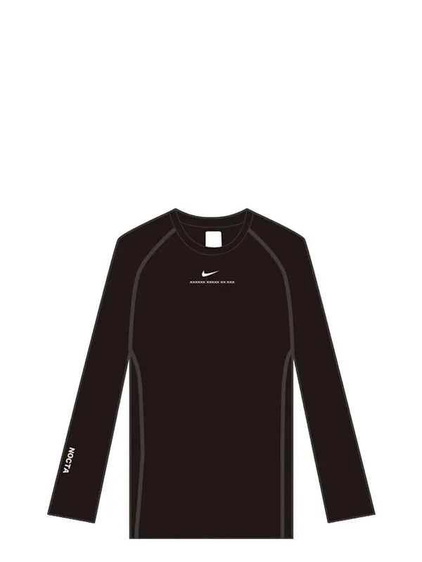Nike X Nocta Basketball Long Sleeve Inner Top - Black
