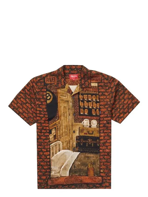 Supreme Martin Wong Secret World Rayon Shirt - Multicolor