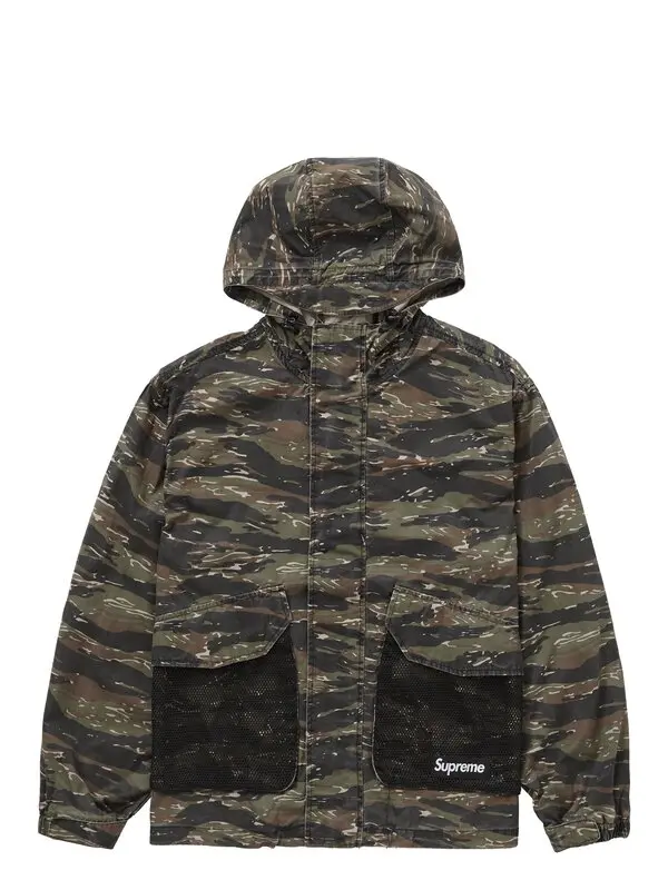 Supreme Mesh Pocket Cargo Jacket - Tigerstripe Camo