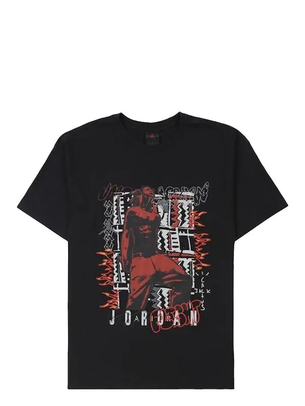 TRAVIS SCOTT Mj 2 Tee Shirt - Black