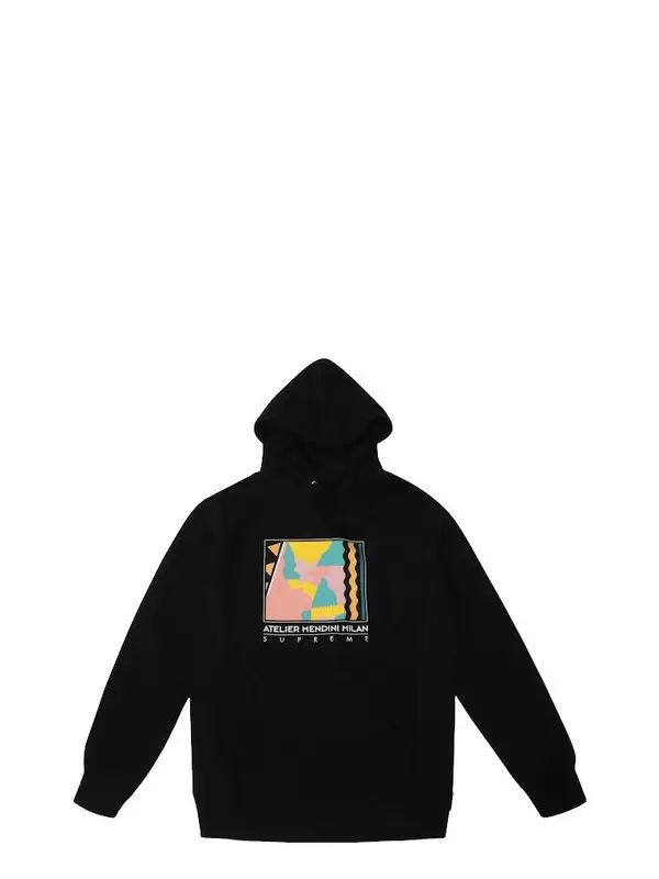 Supreme Mendini Hooded Sweatshirt - Black