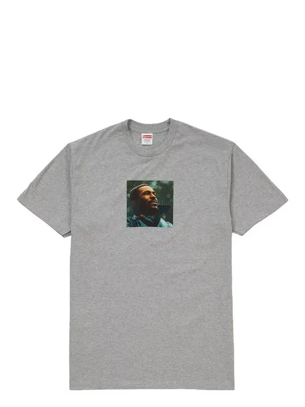 Supreme Marvin Gaye Tee Shirt - Heather Grey