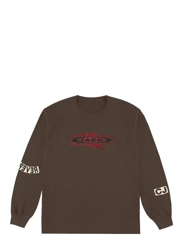 TRAVIS SCOTT Reverse Jack Long Sleeve T-shirt - Brown