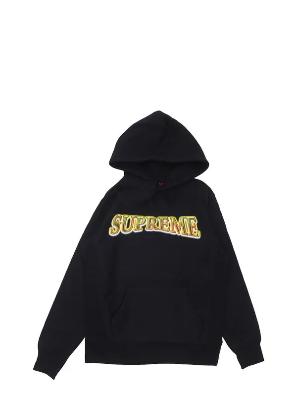 Supreme Metallic Arc Hooded Sweatshirt - Black