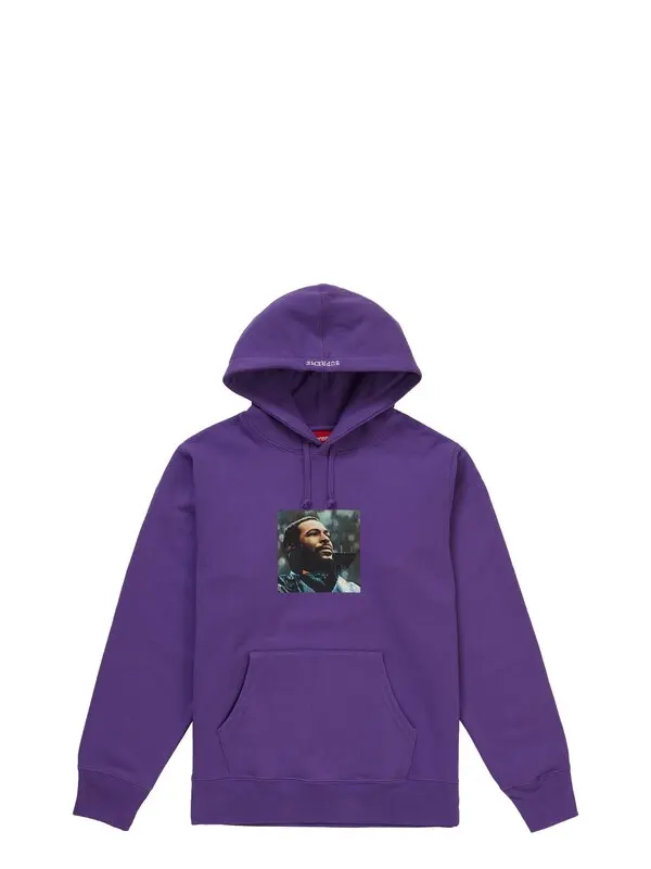 Supreme Marvin Gaye Hooded Sweatshirt - Violet