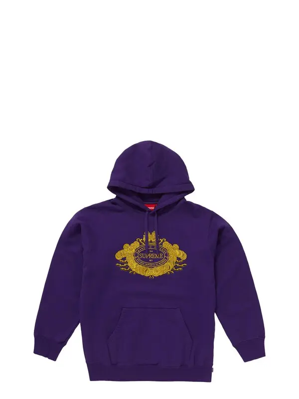 Supreme Love Or Hate Hooded Sweatshirt - Purple