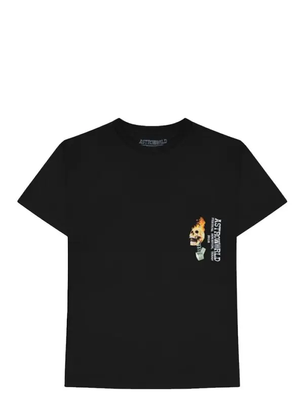 TRAVIS SCOTT Skull In The Box Tee Shirt - Black