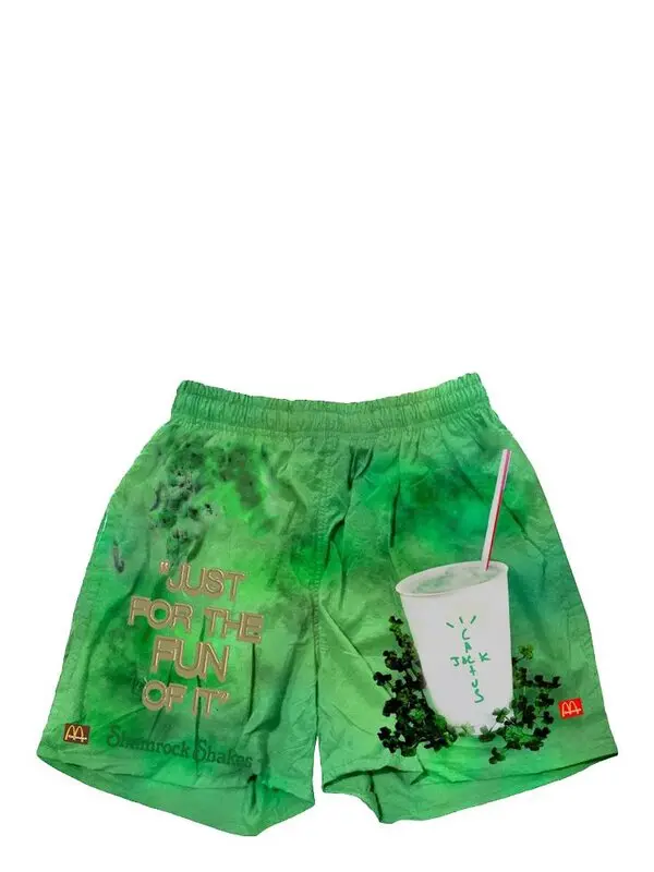 TRAVIS SCOTT Shamrock Shake Shorts - Green