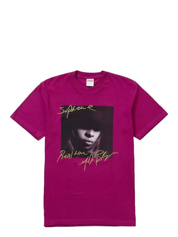 Supreme Mary J. Blige Tee Shirt - Magenta
