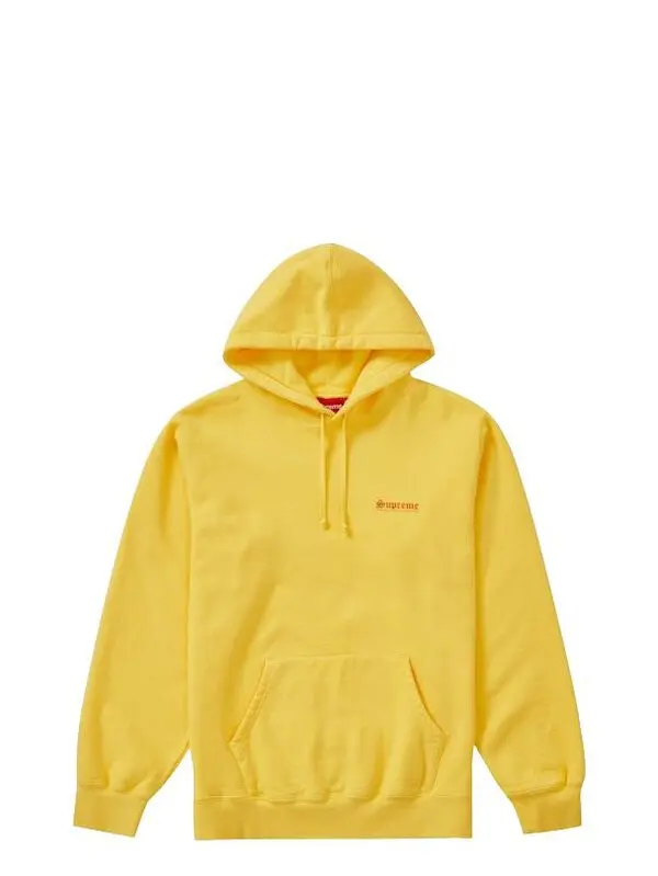 Supreme Hooded Sweatshirt - Pale Gold