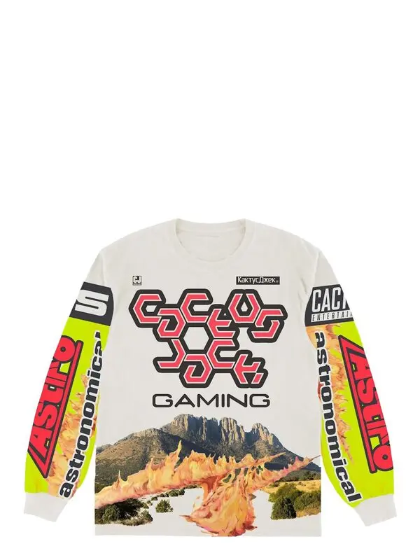TRAVIS SCOTT The Scotts Cj Gaming Ii Long Sleeve Jersey - White