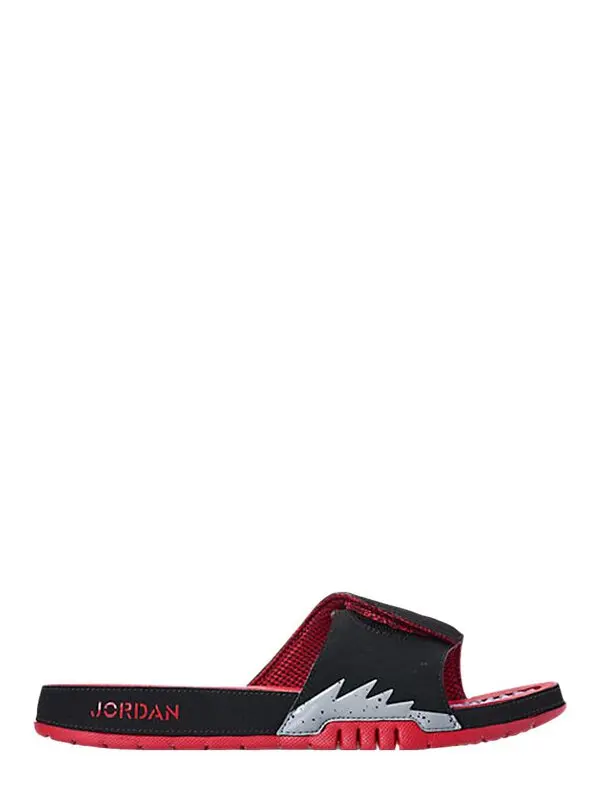 JORDAN Hydro 5 Retro Slides - Black/university Red/particle Grey