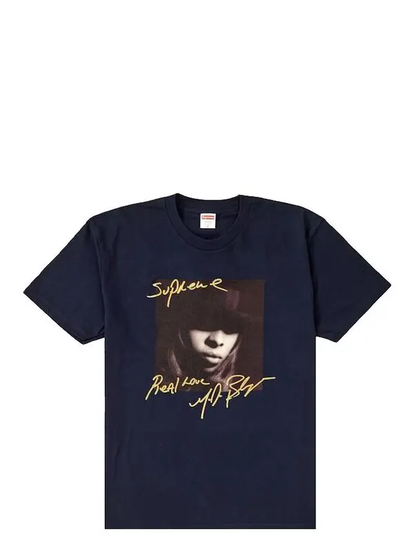 Supreme Mary J. Blige Tee Shirt - Navy Blue