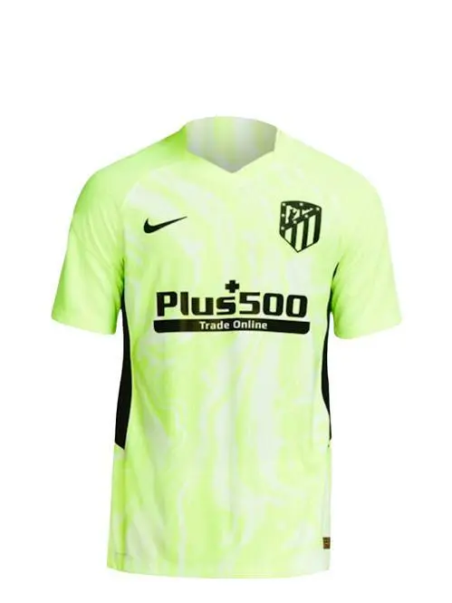 Nike Atletico Madrid 2020/2021 Vapor Third Jersey - Neon Yellow