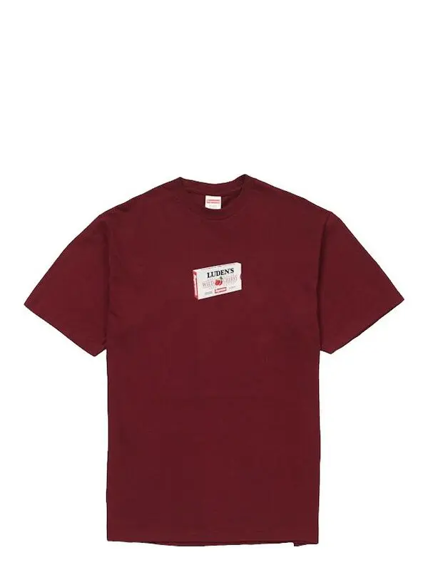 Supreme Luden's Tee Shirt - Burgundy