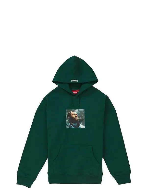 Supreme Marvin Gaye Hooded Sweatshirt - Dark Green