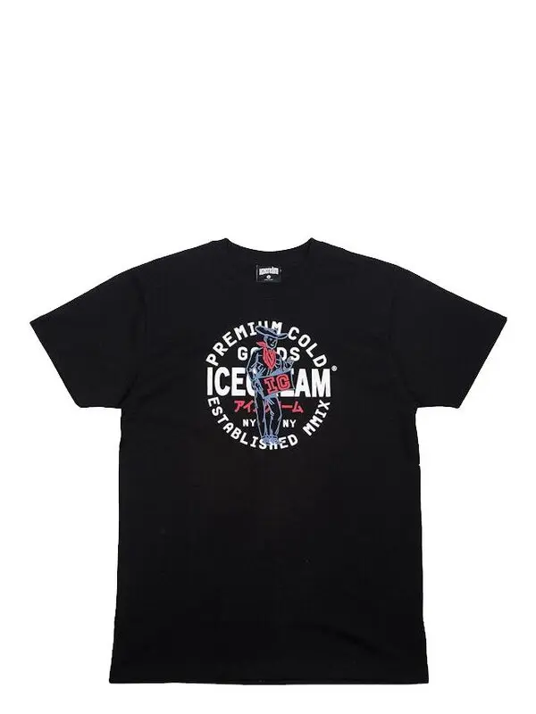 HARVEY NICHOLS Cold Goods Tee Shirt - Black