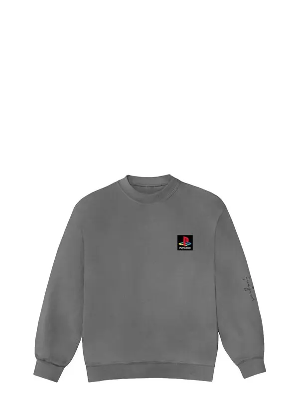 TRAVIS SCOTT Ps Classic Crewneck Sweatshirt - Washed Grey