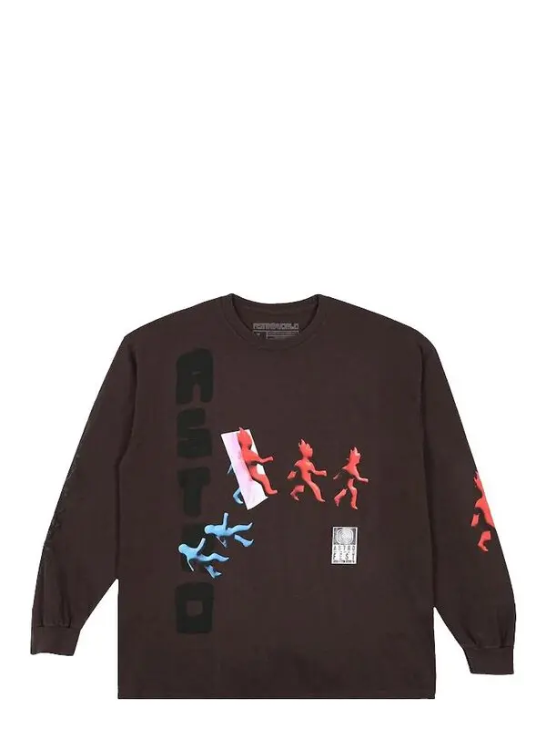 TRAVIS SCOTT Otherside Longsleeve T-shirt - Brown