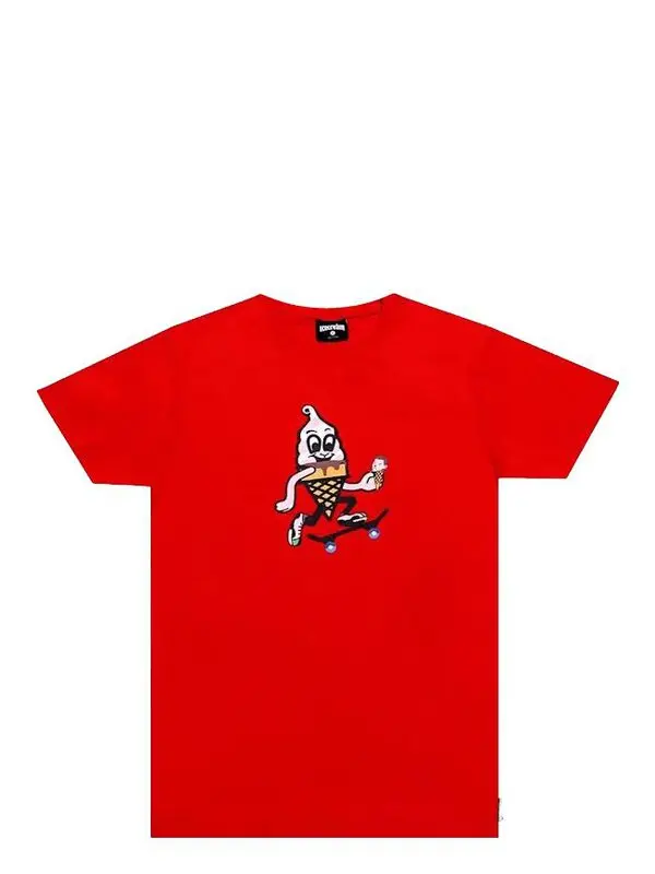HARVEY NICHOLS Kick Push Tee Shirt - Tomato