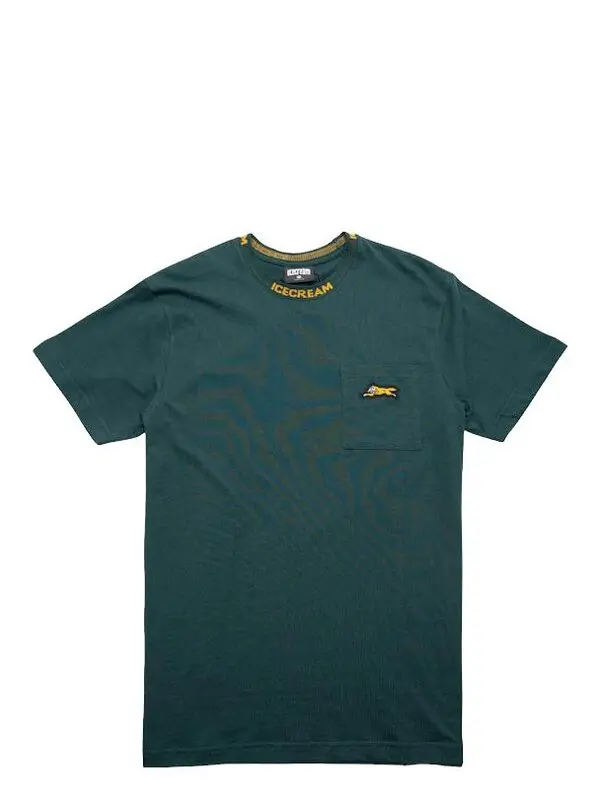 HARVEY NICHOLS French Knit Tee Shirt - Green/dark Ponderosa Pine