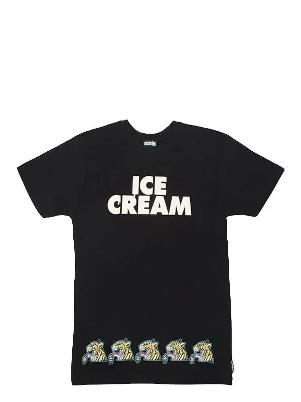 HARVEY NICHOLS Cream Tee Shirt - Black